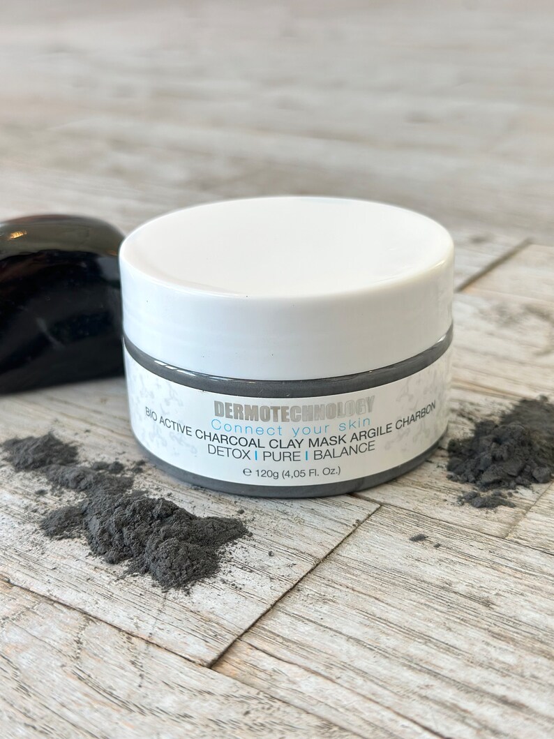 CHARCOAL CLAY MASK Argile Charbon Organic Skincare - Etsy