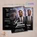 Masculine Funeral Program Booklet 11x8.5 Keepsake for Men Celebration ...