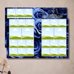 Funeral Program Template for Man | Masculine Funeral Program ...