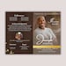 Masculine Funeral Program Template | Celebration of Life Keepsake ...