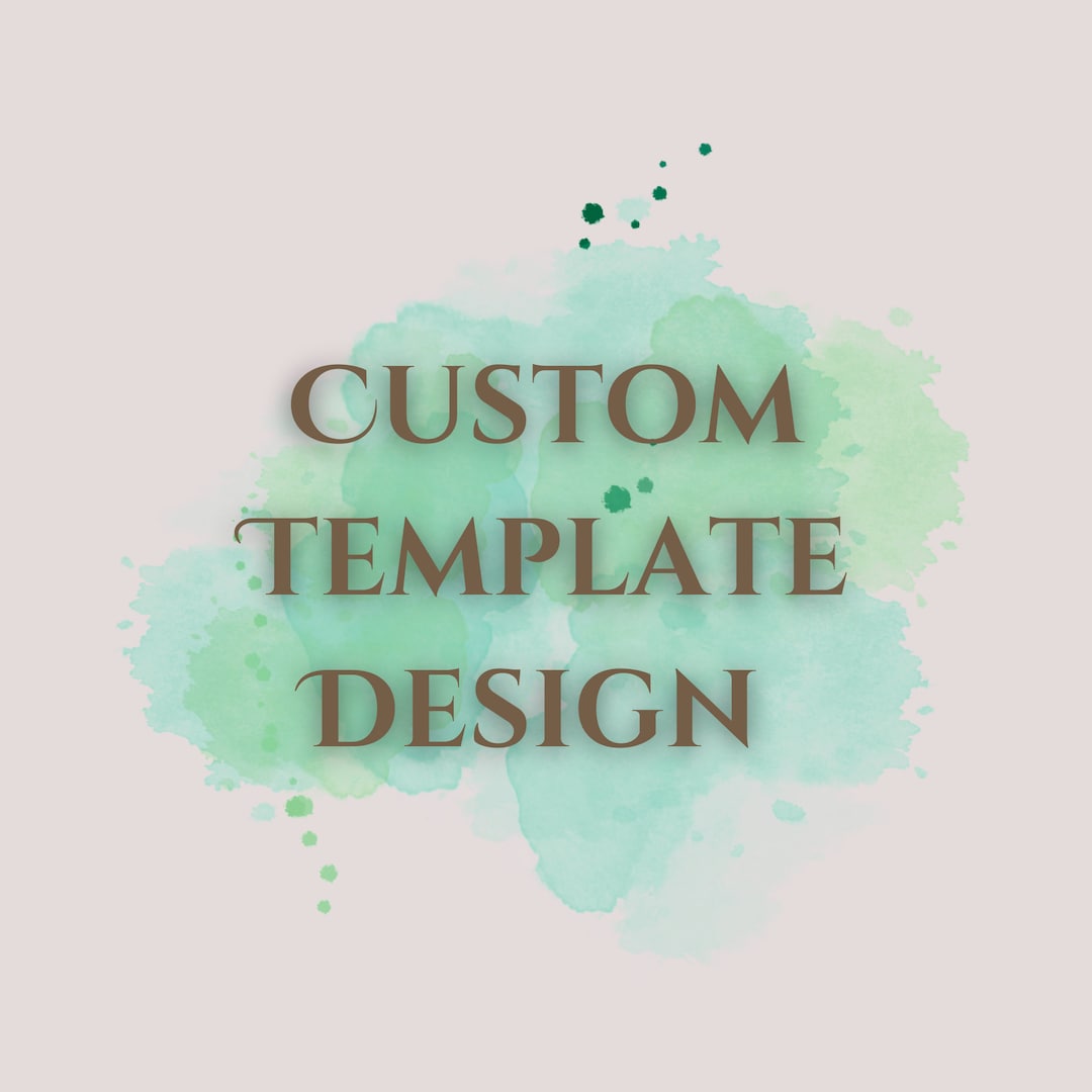 Custom Design - Etsy