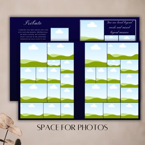 Football Funeral Program Template: Magazine Style Celebration of Life ...