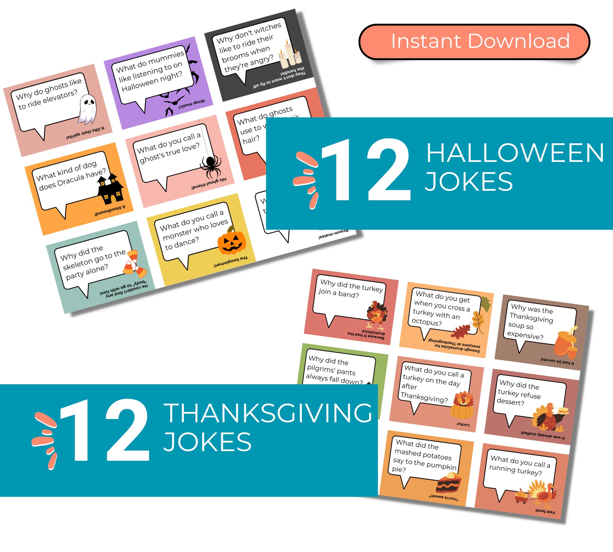 Lunchbox Jokes, Big Joke Bundle, Joke of the Day, Kid Notes, Back to ...