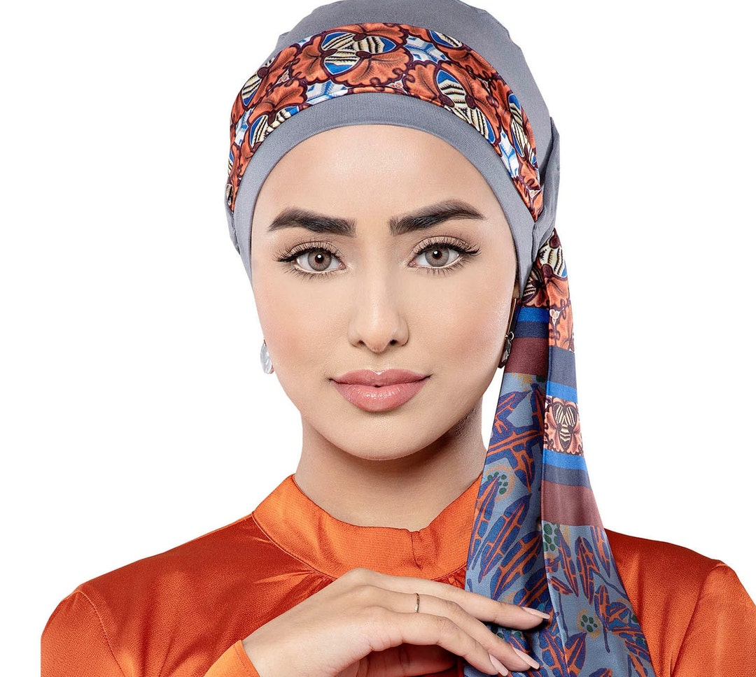 Masumi Pre-tied Turbans for Women, Stylish Ready-to-wear Bamboo ...