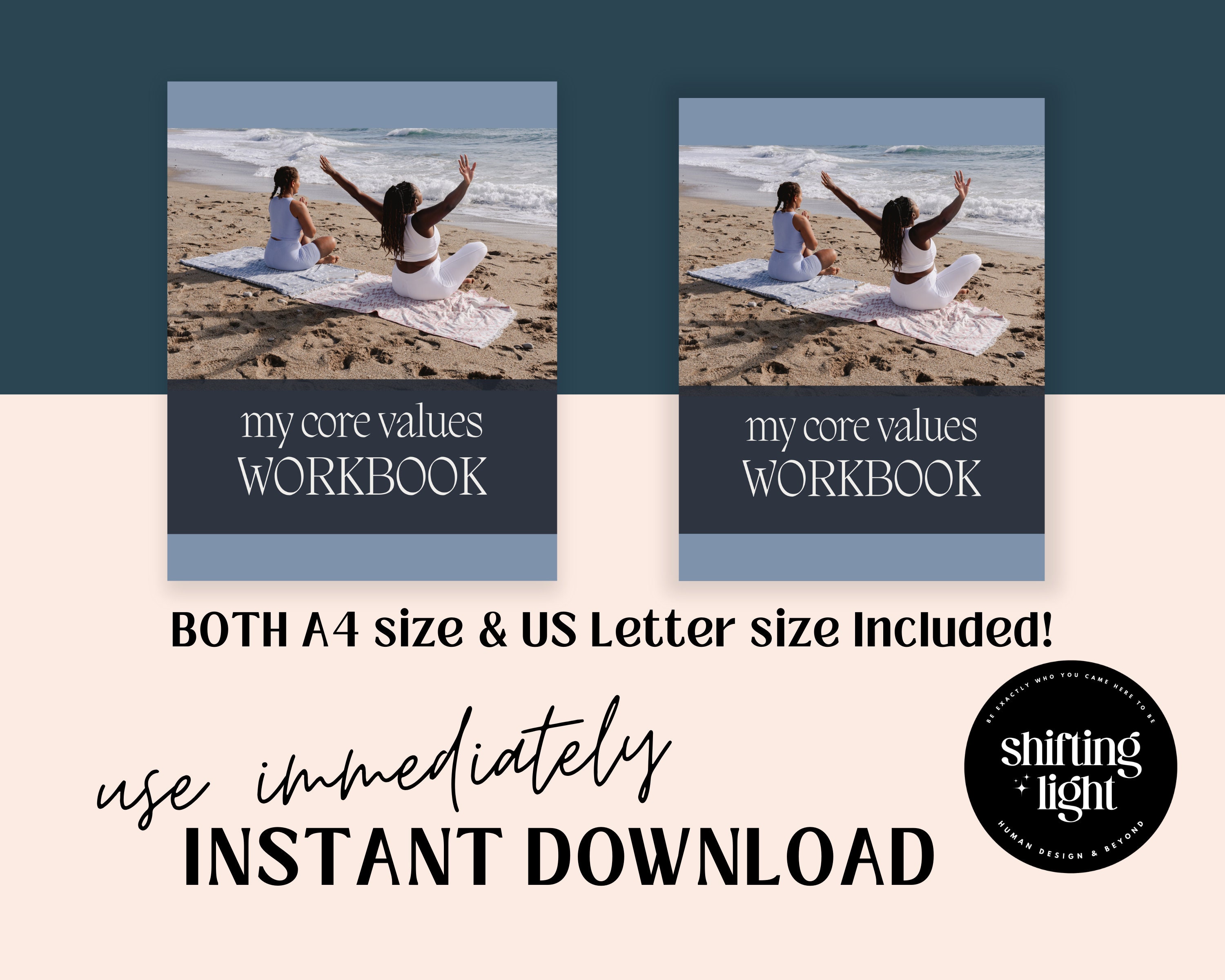 Core Values Workbook Canva Template: Life Coaching Tools (digital ...