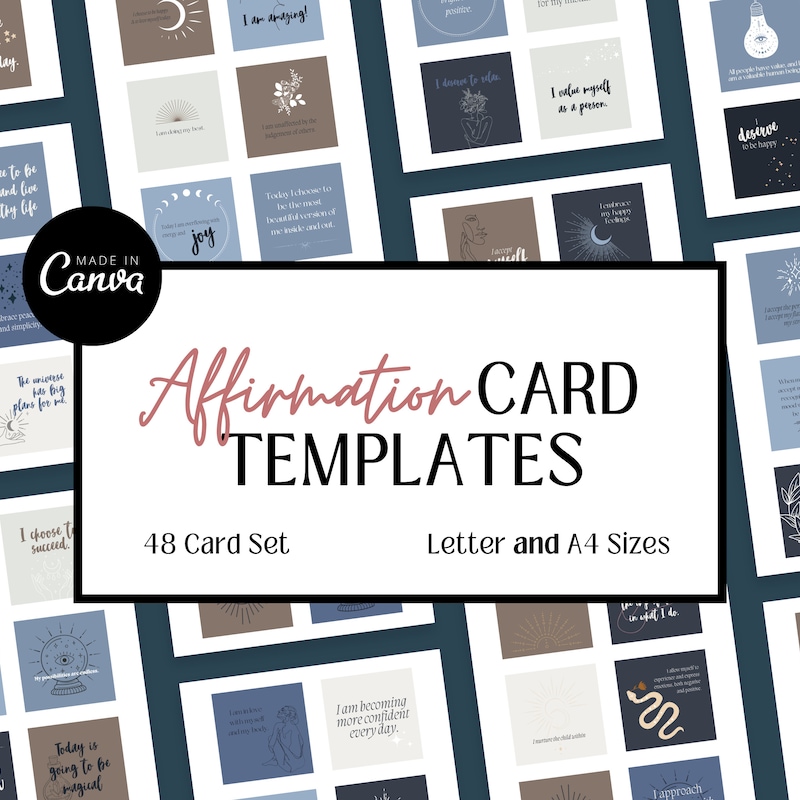 Affirmation Cards - Etsy
