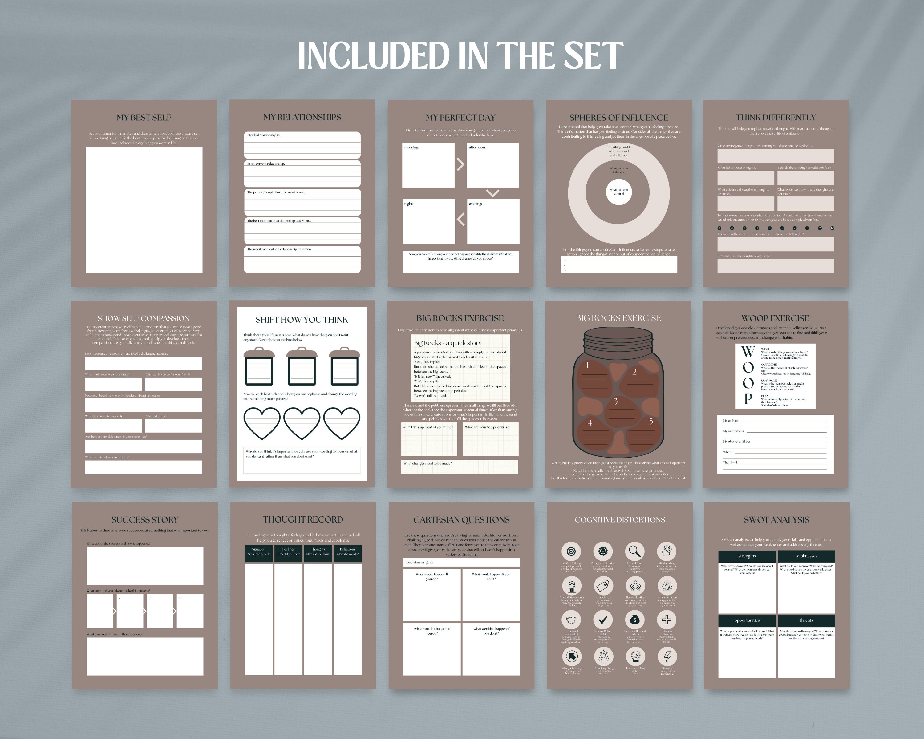 Coaching Worksheet Templates, Done-for-you, Coaching Canva Templates ...