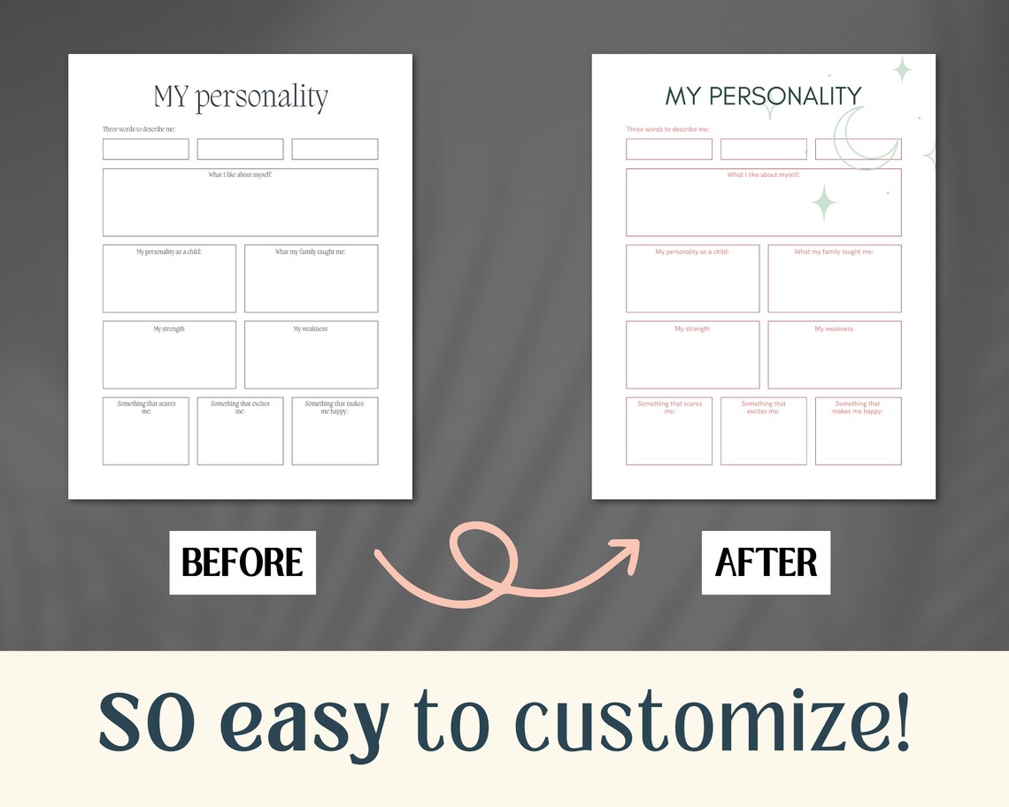 Core Values Workbook, Canva Template, Core Beliefs, Life Coaching ...