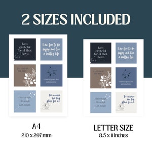 Affirmation Card Templates, Canva Templates, Positive Affirmation Cards ...