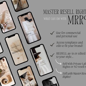 MRR 101 Lifestyle Instagram Post & Story Bundle Canva Template, Master ...