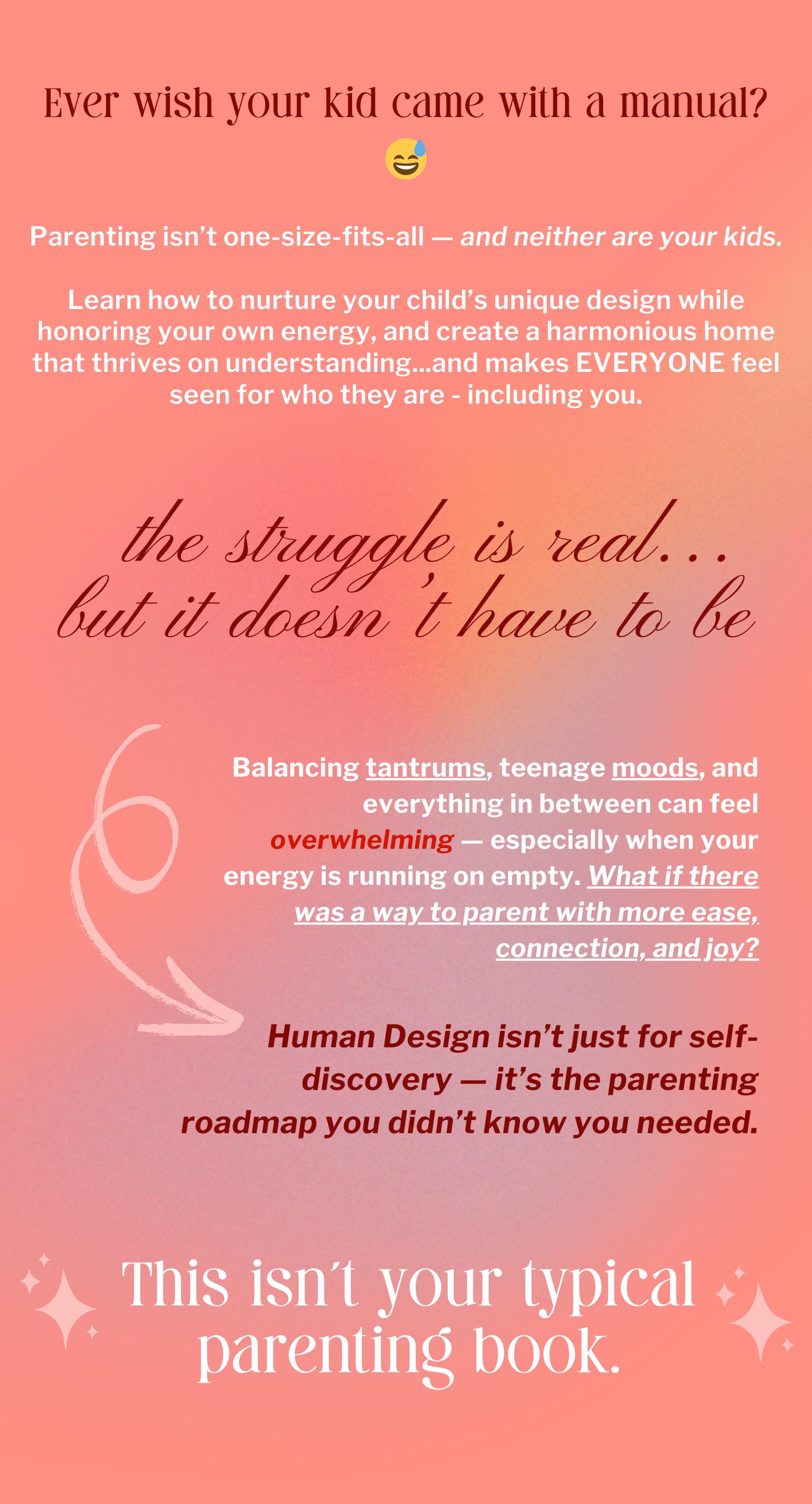 Human Design Parenting Guide for Conscious Parenting Instant Download ...