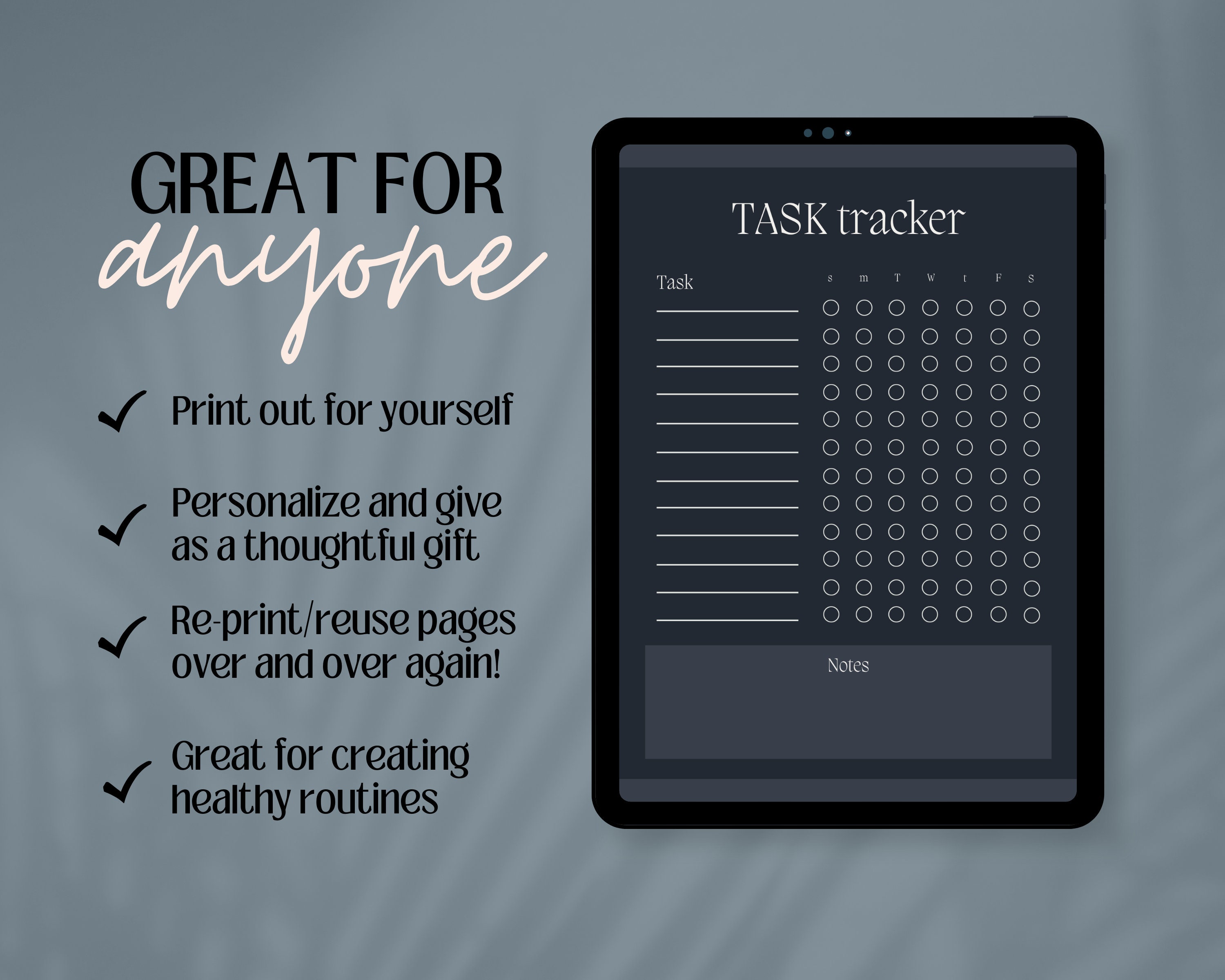 Tracker Template Bundle, Habit Tracker Printable, Sleep Tracker, Mood ...