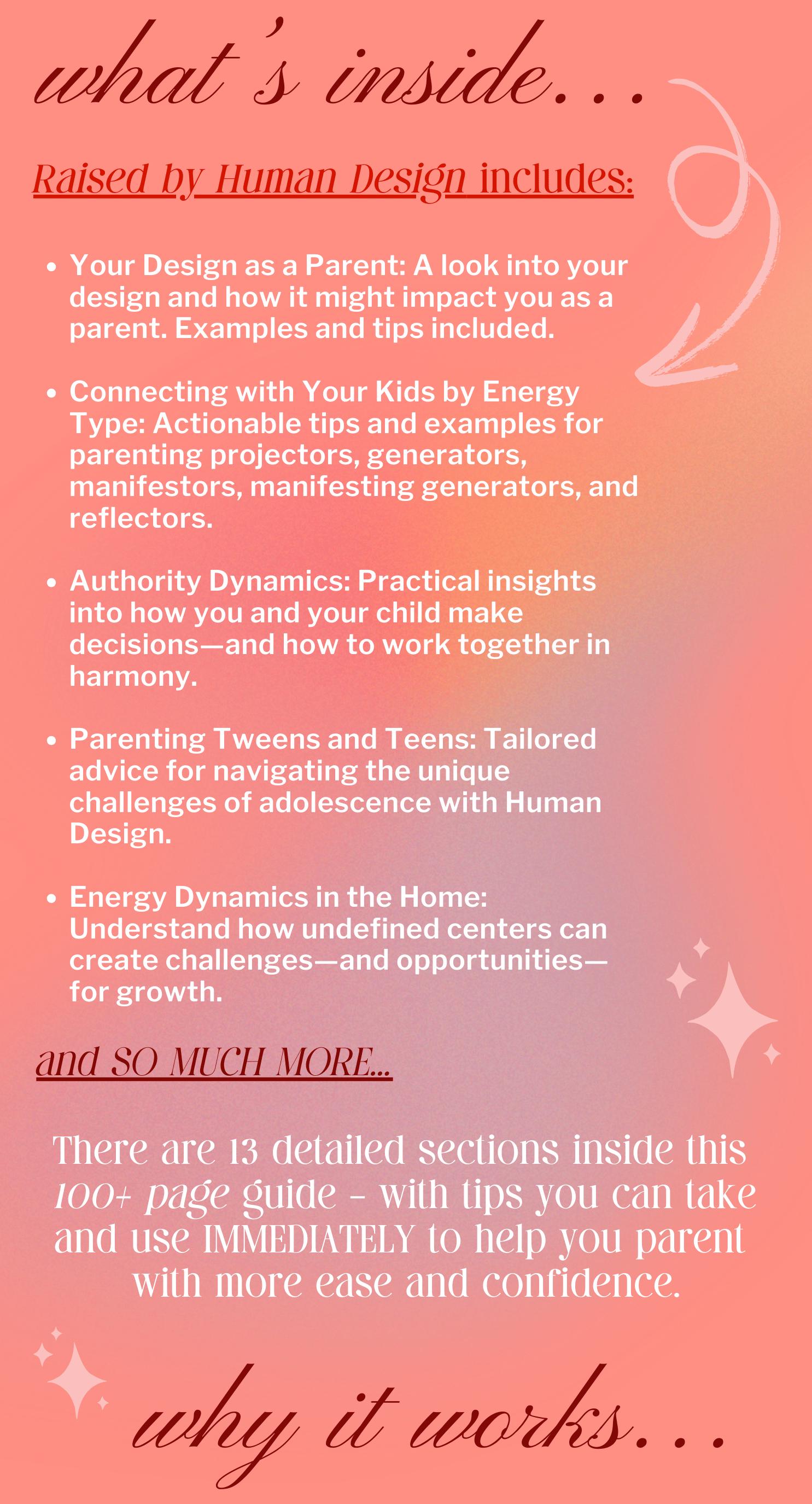 Raised by Human Design Parenting Guide | Guide for Parents, Parenting ...