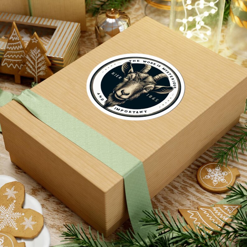 Severance Vintage Lumon Industries Goat Design Kiss-cut Stickers ...