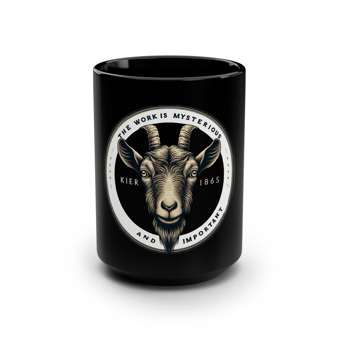 Severance Mysterious Lumon Goat Mug | 15 OZ Mug | Unique Coffee Cup ...