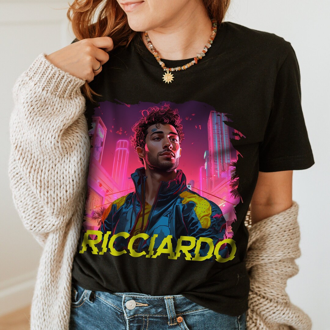 Daniel Ricciardo Cyberpunk F1 Shirt, F1 Danielricciardo, F1 Gifts, F1 ...