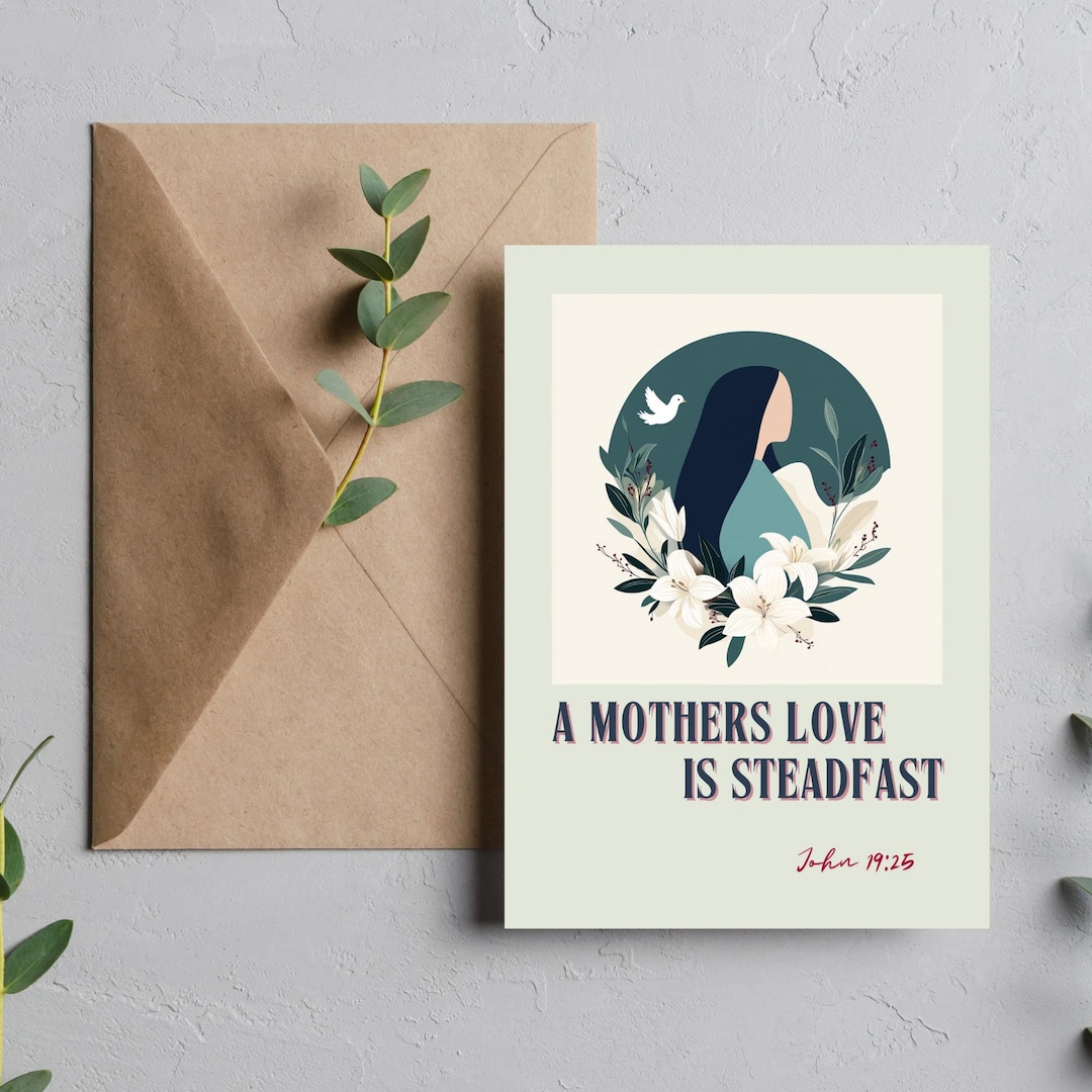 Mothers of the Bible Scripture Card – Mary | Christian Mother’s Day ...