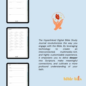 Hyperlinked Digital Bible Study Journal for iPad and Tablet - Etsy
