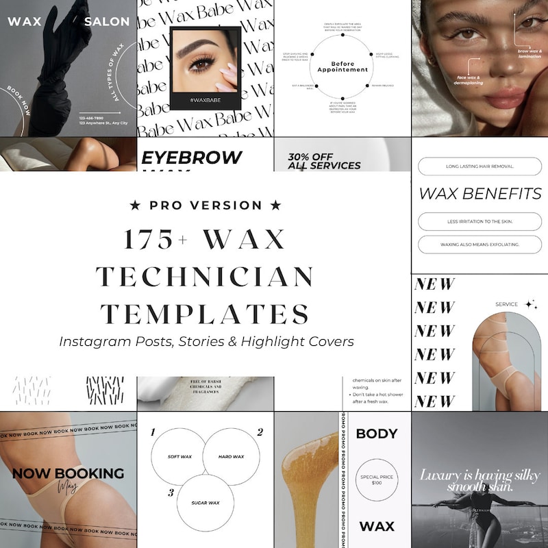 Waxing Templates - Etsy