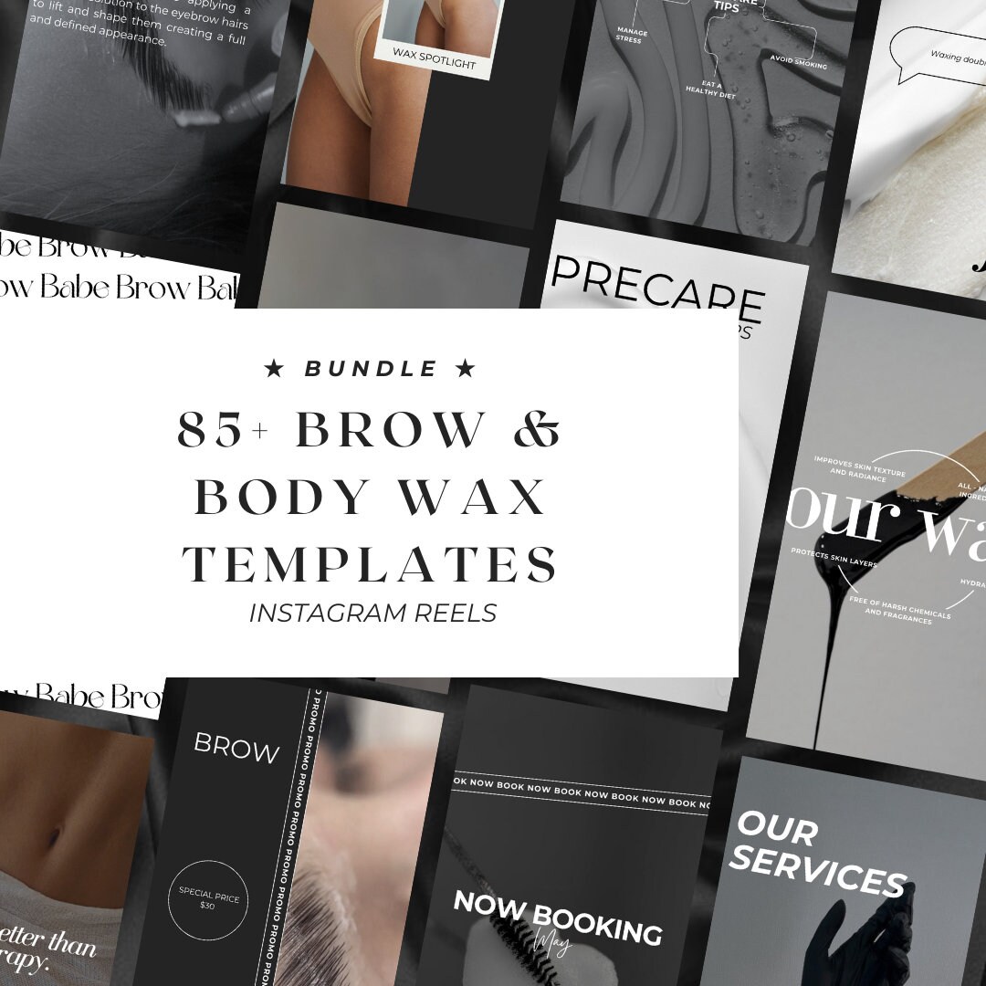 85+ Luxury Brow and Body Wax Instagram Reels | Body Wax and Eyebrow ...