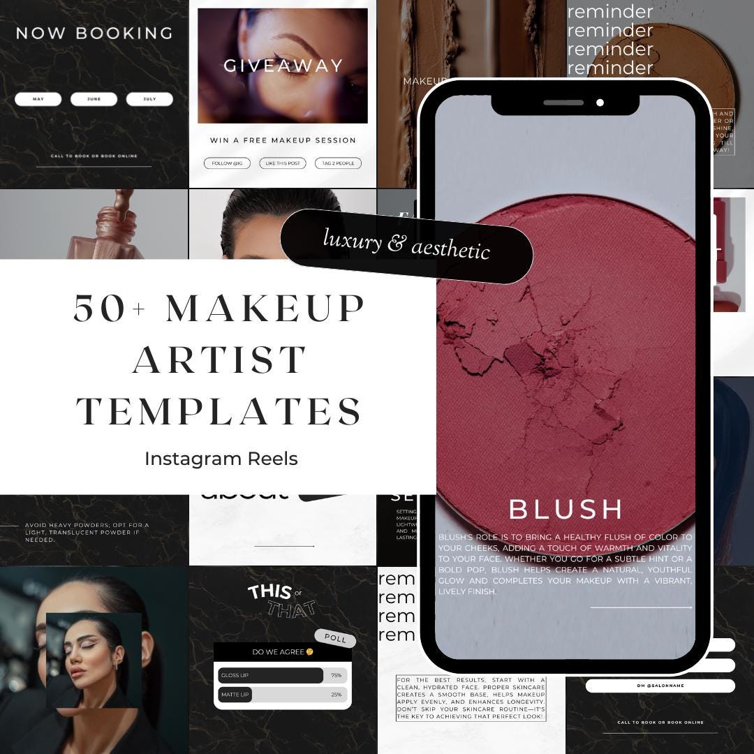 50+ Makeup Artist Templates | MUA Instagram Templates | Makeup Flyer ...