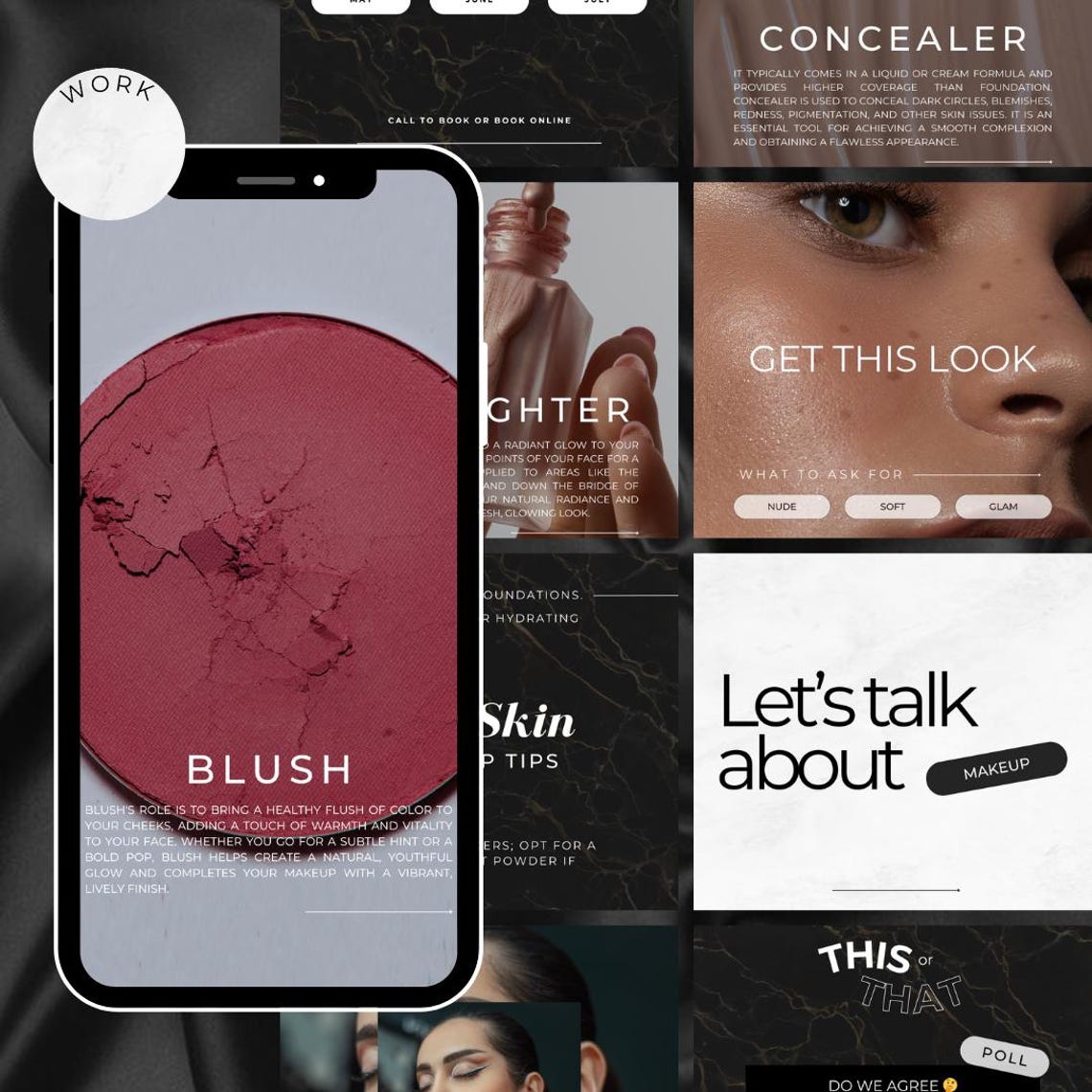 120+ Makeup Artist Templates | MUA Instagram Templates | Makeup Flyer ...
