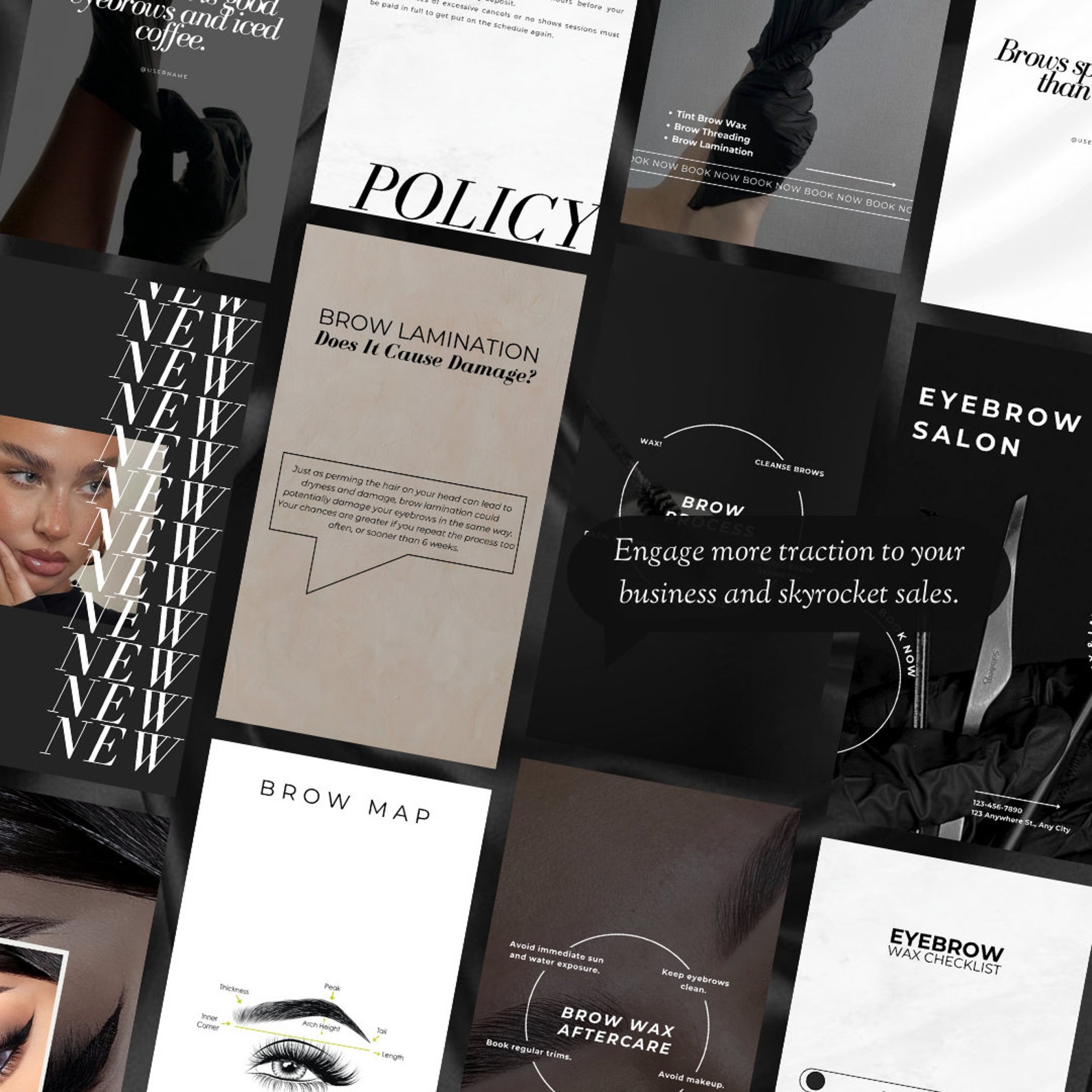 120+ Brow Tech Instagram Posts | Brow Lamination Posts | Brow Wax ...