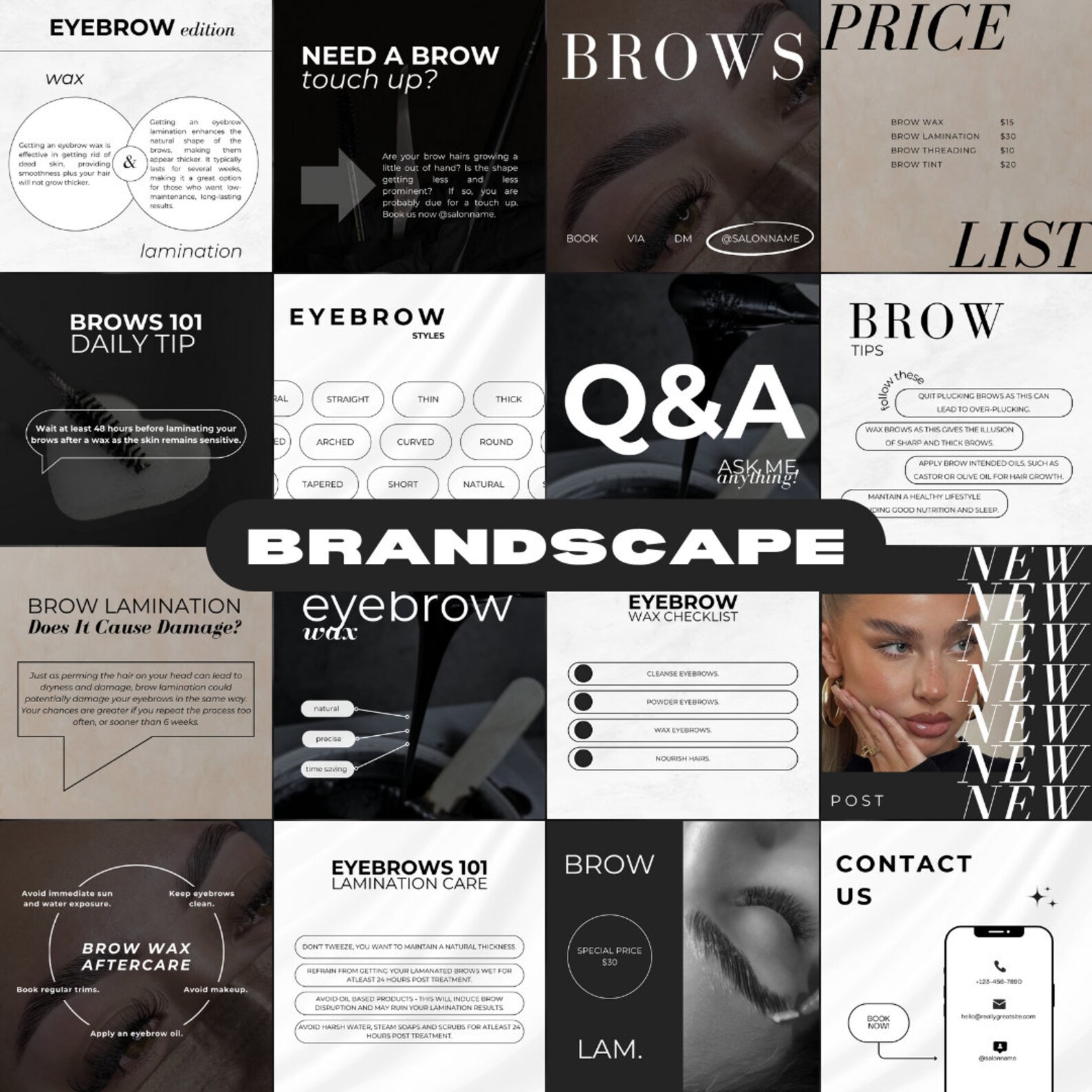 120+ Brow Tech Instagram Posts | Brow Lamination Posts | Brow Wax ...