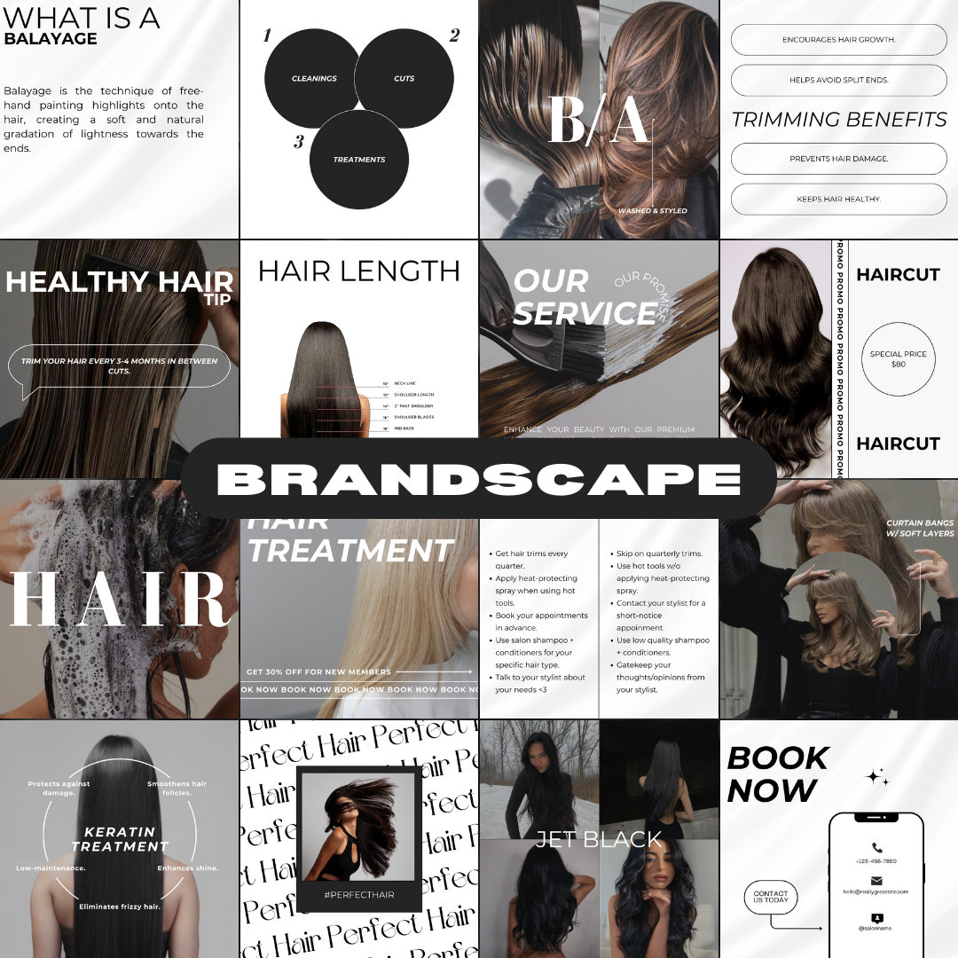 55+ Luxury Hair Templates | Hairstylist Video Templates | Hairdresser ...