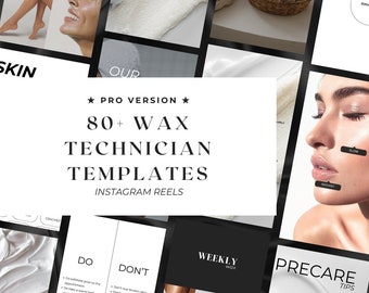 50 Wax Templates Instagram Posts | Waxing Social Media Templates | Body ...