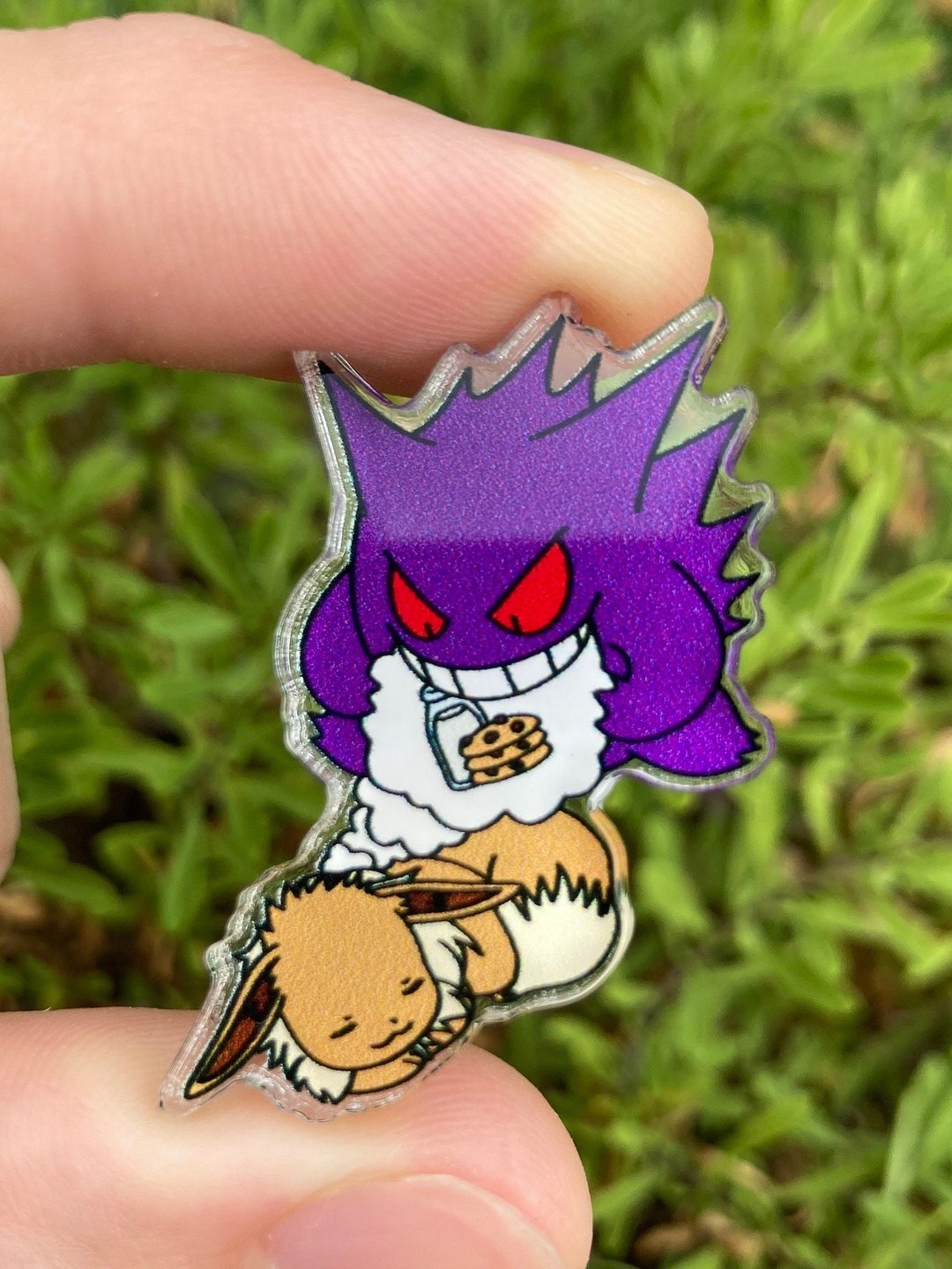Gengar Eevee Acrylic Pin Pokemon Hat Pins Pokemon Backpack Pin Etsy