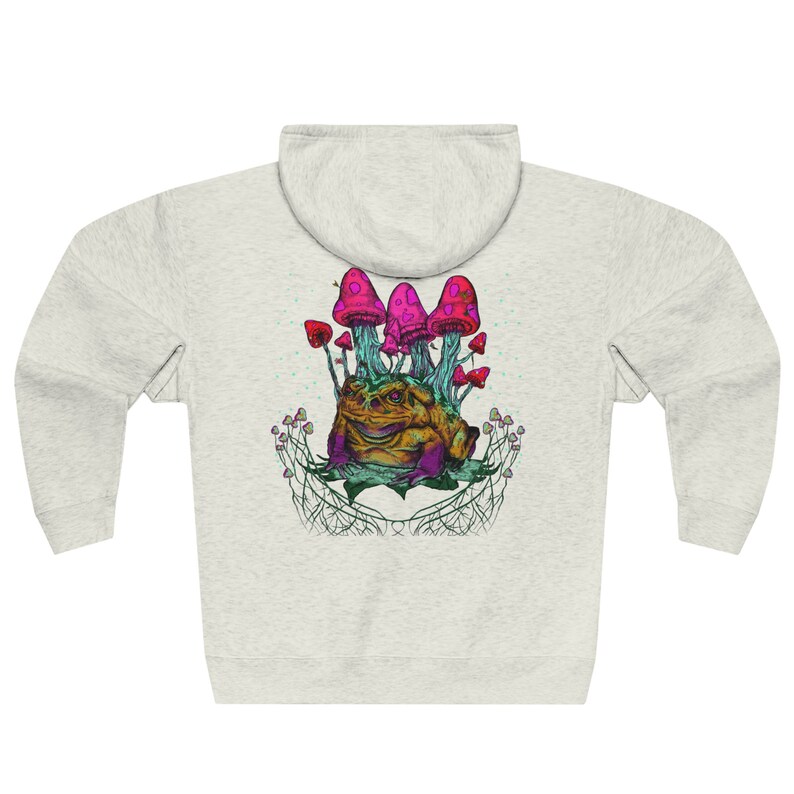 Grumble Toad Zip up Hoodie Original Graphic Design Long Sleeve Casual ...