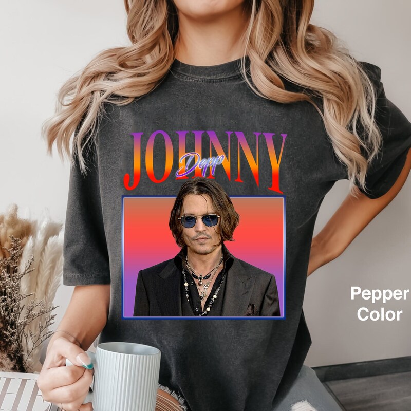 Johnny Depp T Shirt - Etsy