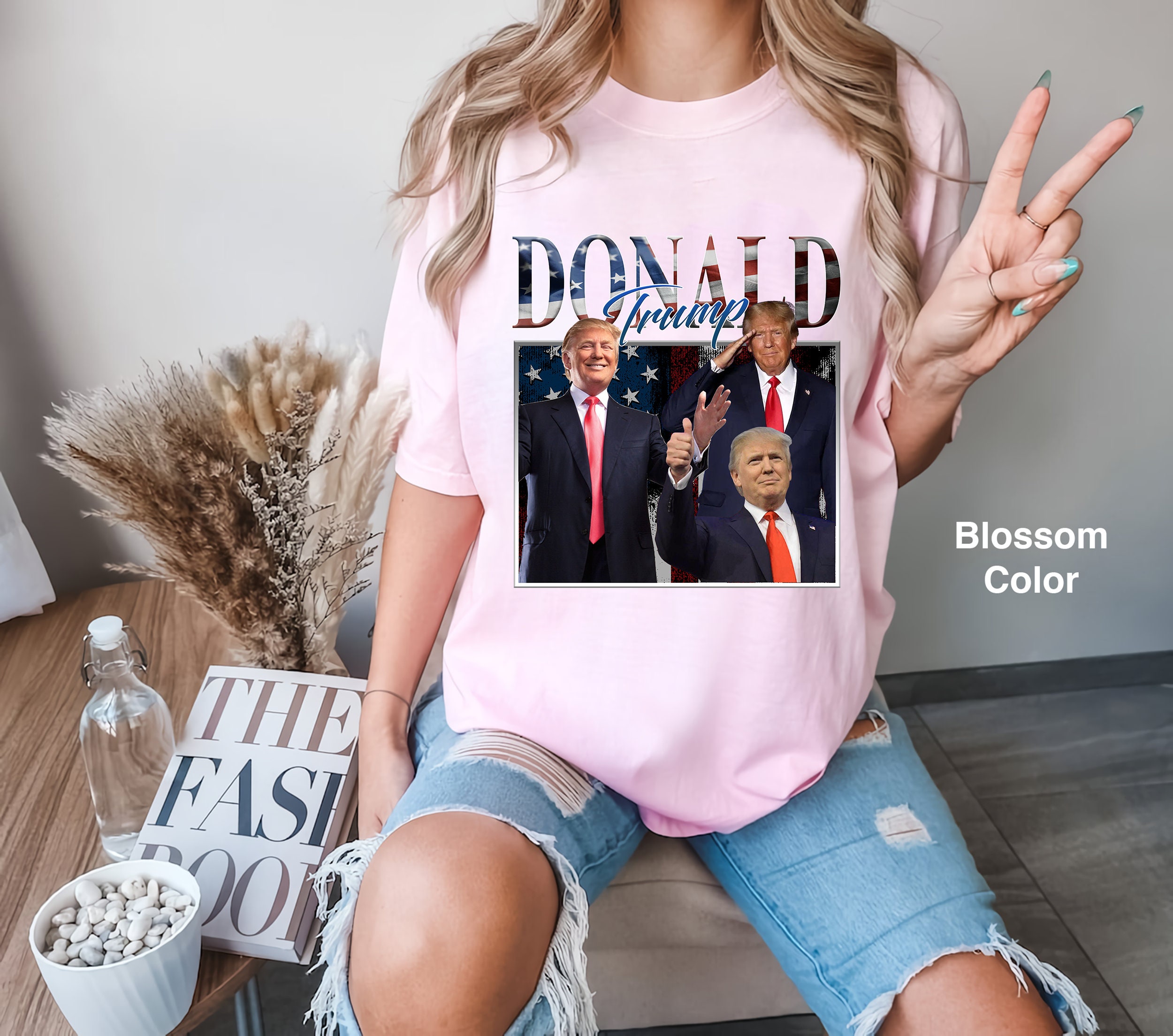 Retro Donald Trump Comfort Colors Shirt, Donald Trump Homage Shirt ...