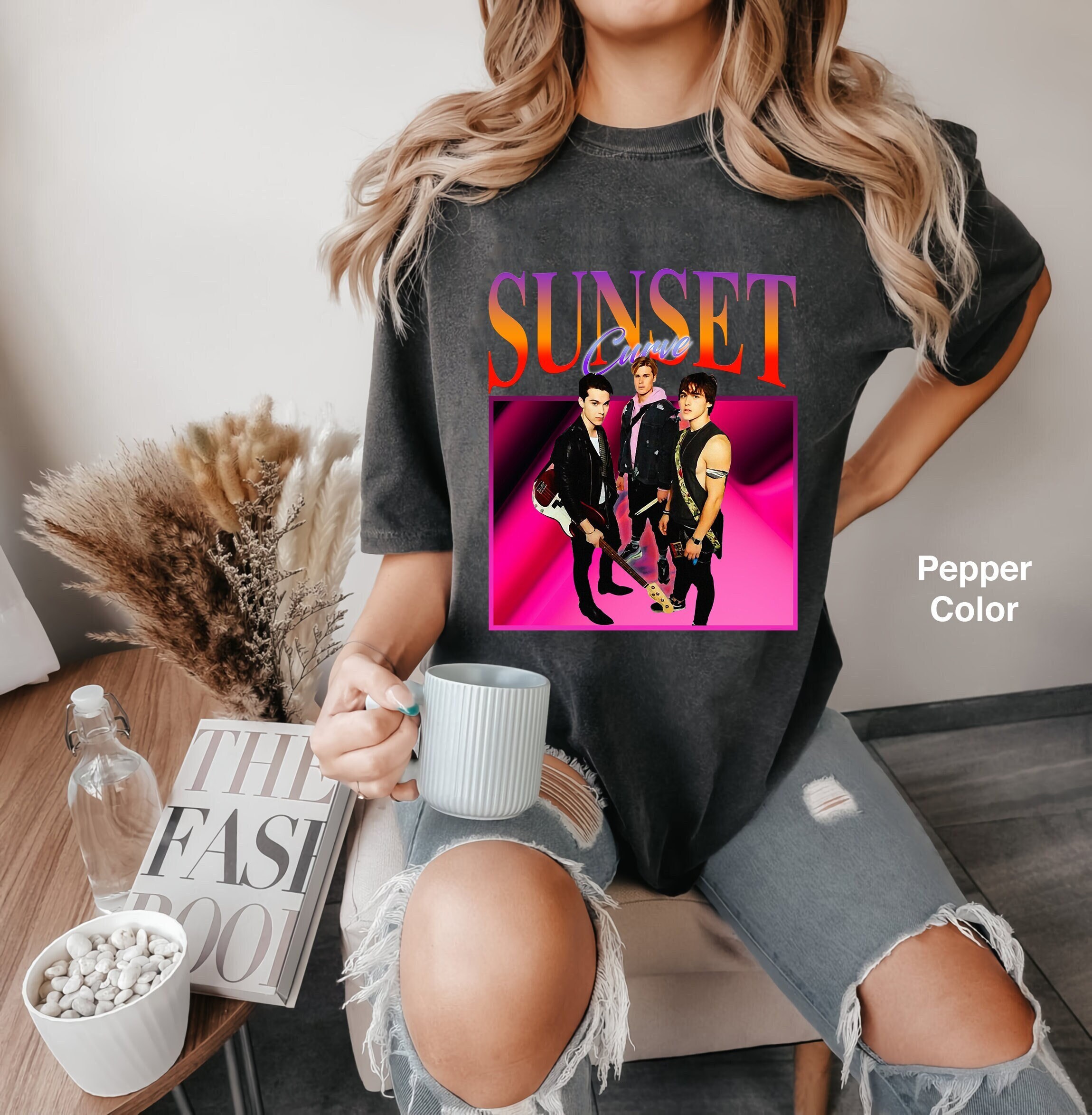 Sunset Curve Comfort Colors Shirt, Julie and the Phantoms Shirt, Sunset ...