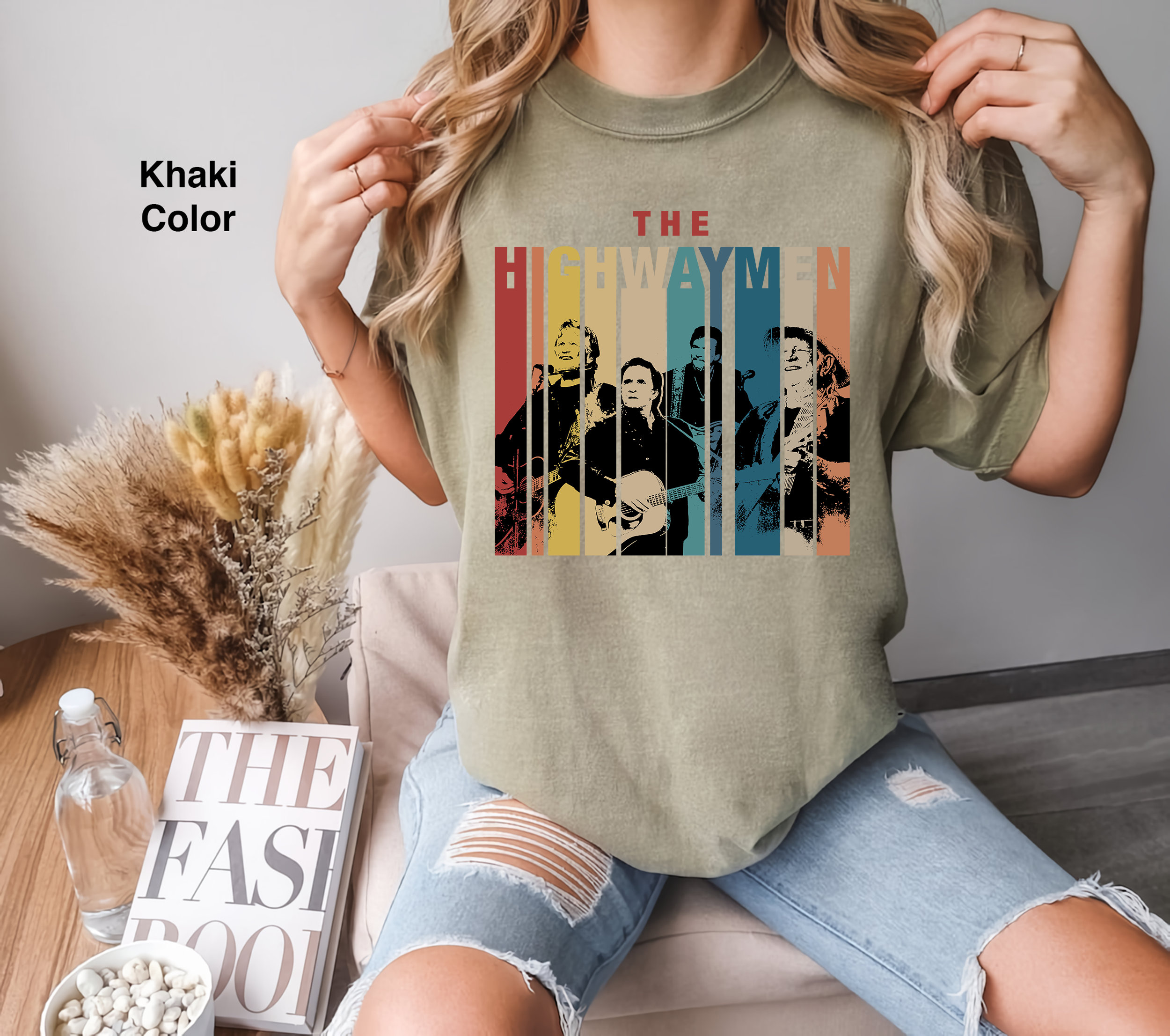 The Highwaymen Band Retro Vintage Comfort Colors T-shirt, the ...