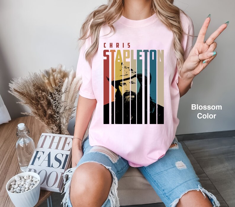 Chris Stapleton Retro Vintage Comfort Colors T-shirt, Funny Chris ...