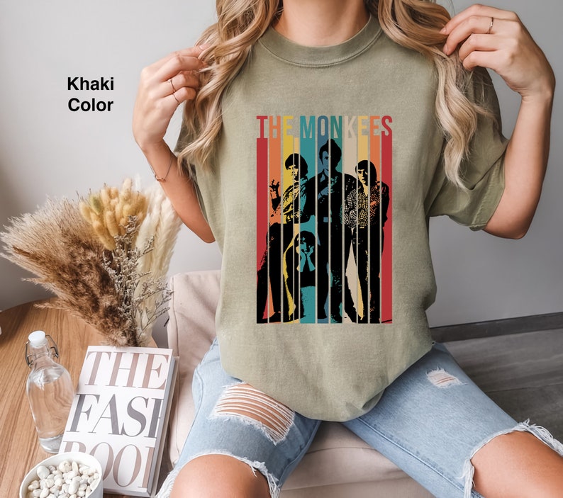 The Monkees Retro Vintage Comfort Colors T-shirt, Funny the Monkees ...