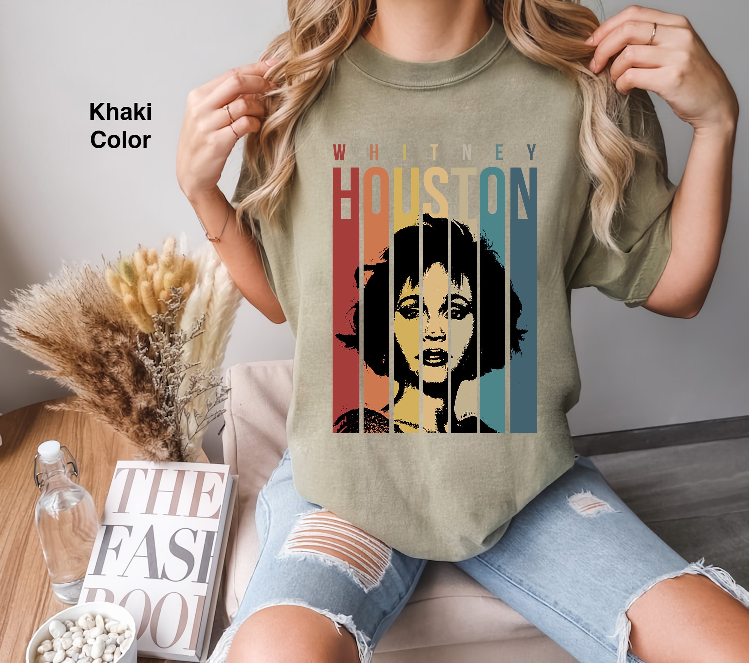 Whitney Houston Retro Vintage Comfort Colors T-shirt, Funny Whitney ...