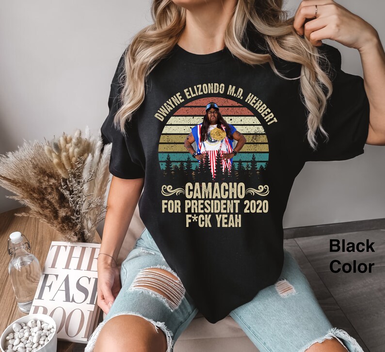 Dwayne Elizondo Md Herbert Camacho for President Vintage Comfort Colors ...