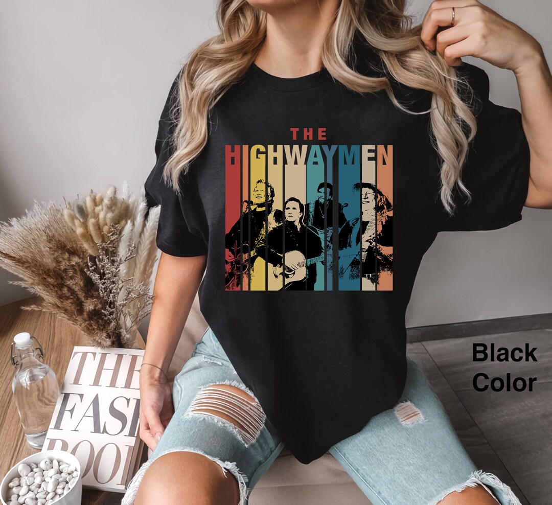 The Highwaymen Band Retro Vintage Comfort Colors T-shirt, the ...