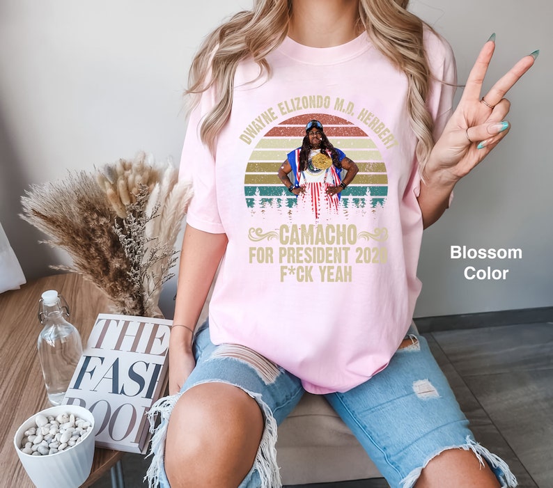 Dwayne Elizondo Md Herbert Camacho for President Vintage Comfort Colors ...