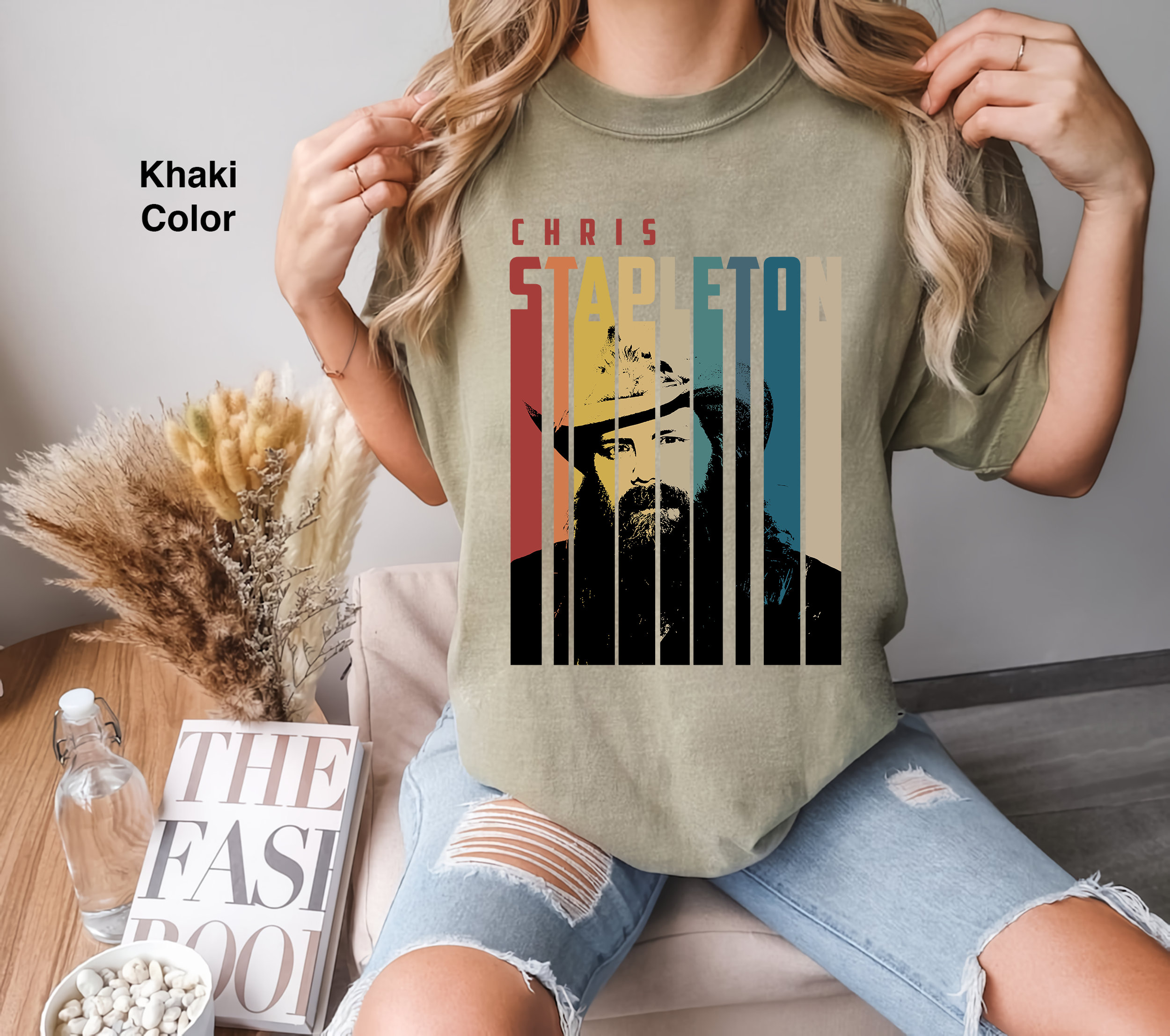 Chris Stapleton Retro Vintage Comfort Colors T-shirt, Funny Chris ...