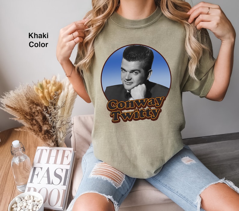 Conway Twitty Country Legend Retro Comfort Colors T-shirt, Funny Conway ...