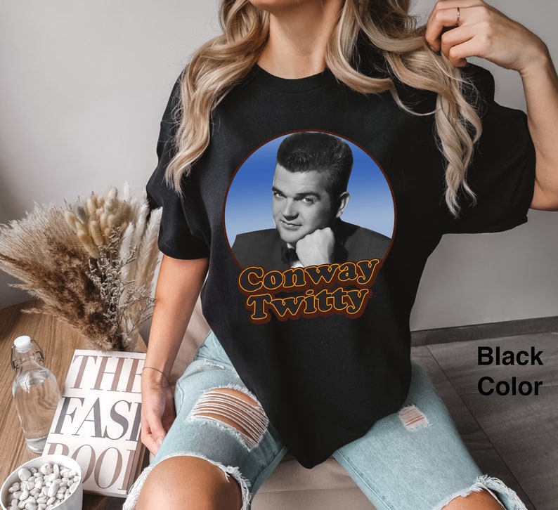 Conway Twitty Country Legend Retro Comfort Colors T-shirt, Funny Conway ...