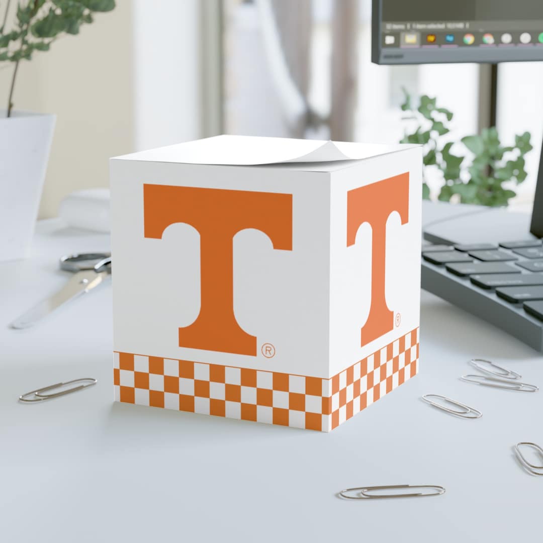 Orange Power T Checkerboard Big Note Cube Sticky Notes - Etsy