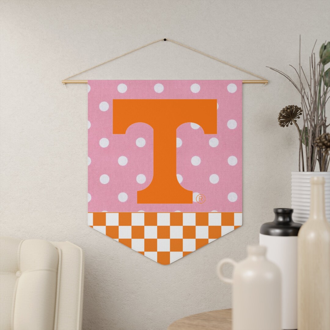 Pennant UT Vols Inspired College Dorm Decor Pink and - Etsy