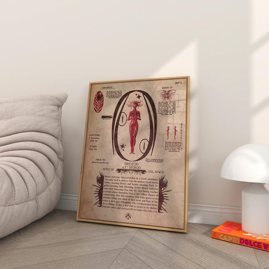 SKOTOS ANTHEROS Info. 05 Dungeons and Dragons Inspired Art Print - Dnd ...