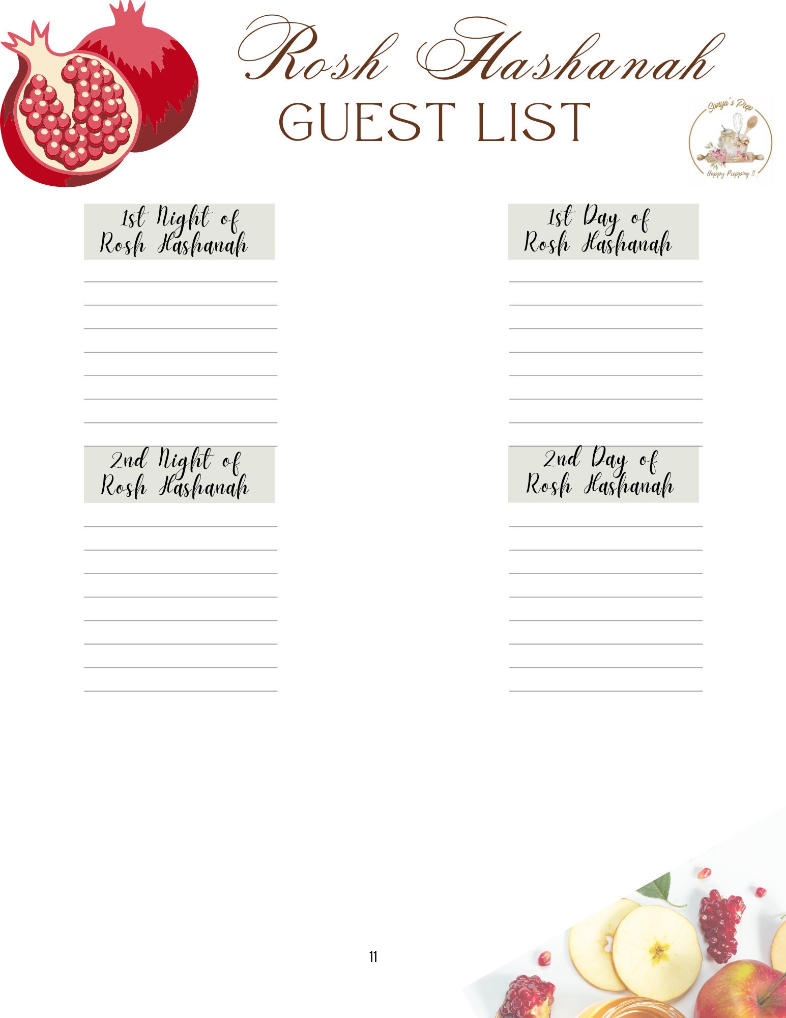 Rosh Hashanah Holiday Made Easy Hosting Tips Rosh Hashana Recipes ...