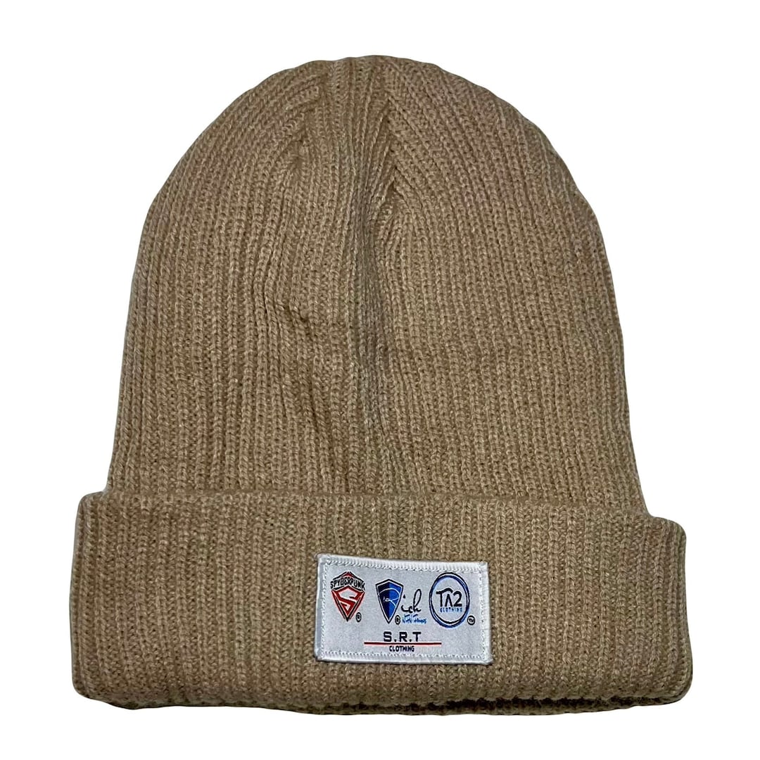 Soft Knit Beanie Collaboration Label Sewn Onto Front of Beanie - Etsy